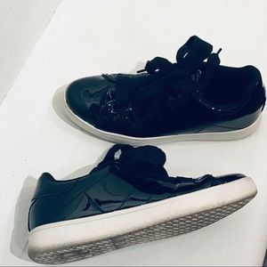 rubi | Shoes | Retro 9s Vibes Black Patent Leather Sneakers Sz 7 | Poshmark